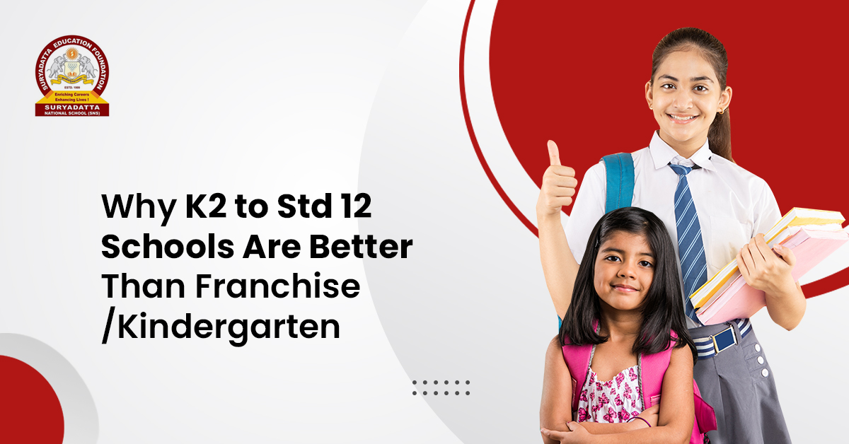 Why K2 to Std 12 Schools Are Better Than Franchise/Kindergarten